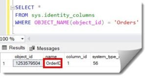 How To Check Identity Column In SQL Server - DataBaseBlogs.com