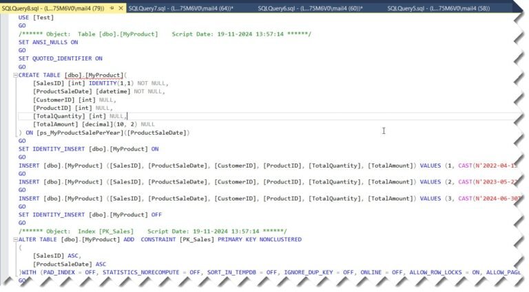 How To Generate Script Of Table With Data In Sql Server